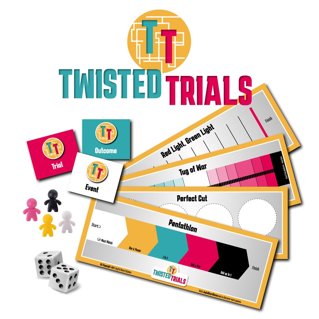 Twisted Trials Board Game - Digital File, Instant Download (protected ...
