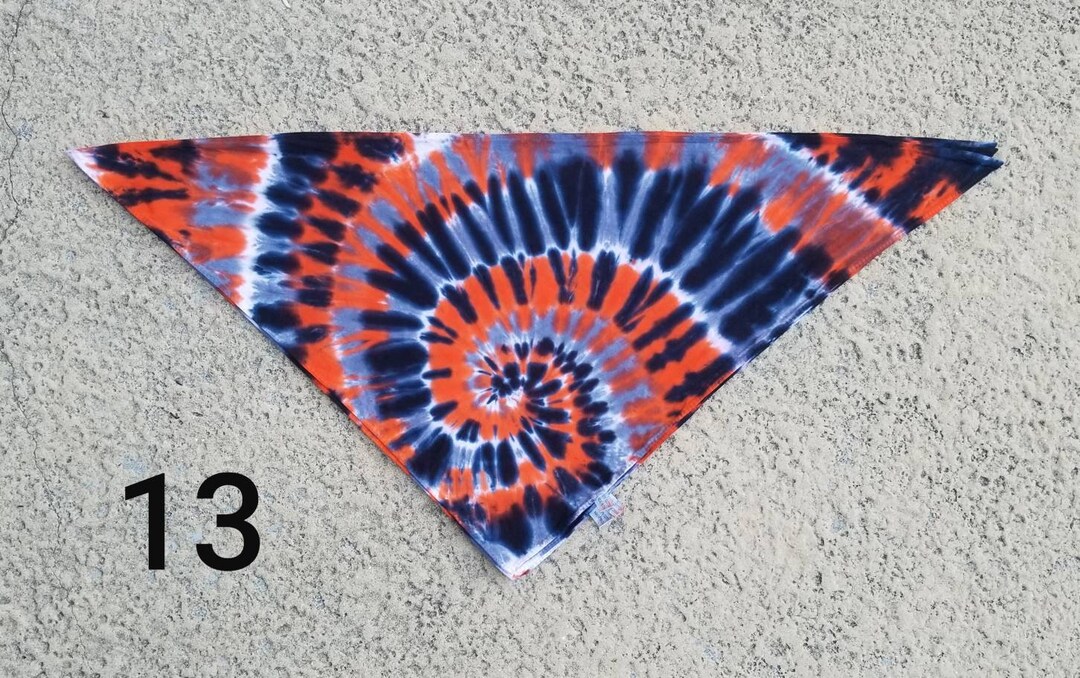281919 Tie Dyed Triangle Bandanas, Great for Humans and Their Dogs - Etsy