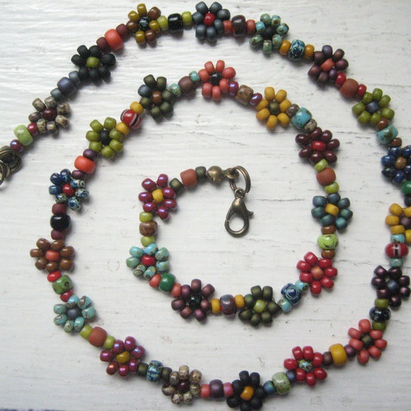 Beaded Daisy Chain - Etsy