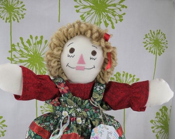 Raggedy ann dolls handmade | Etsy