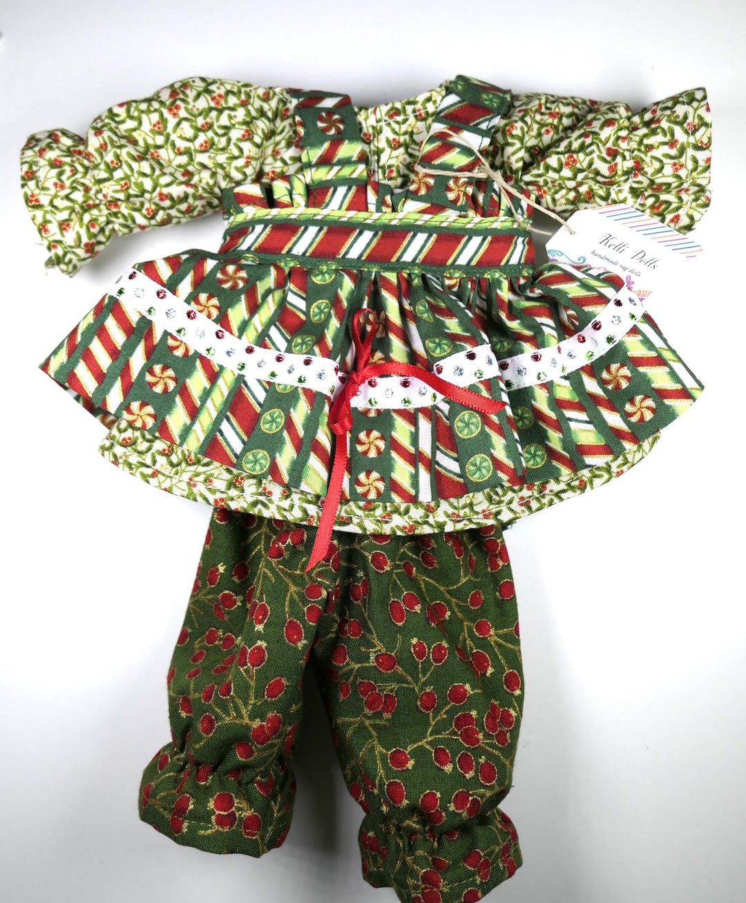 Raggedy Ann Doll Fashion Clothes for Rag Doll Outfits for 10 to 12-inch ...