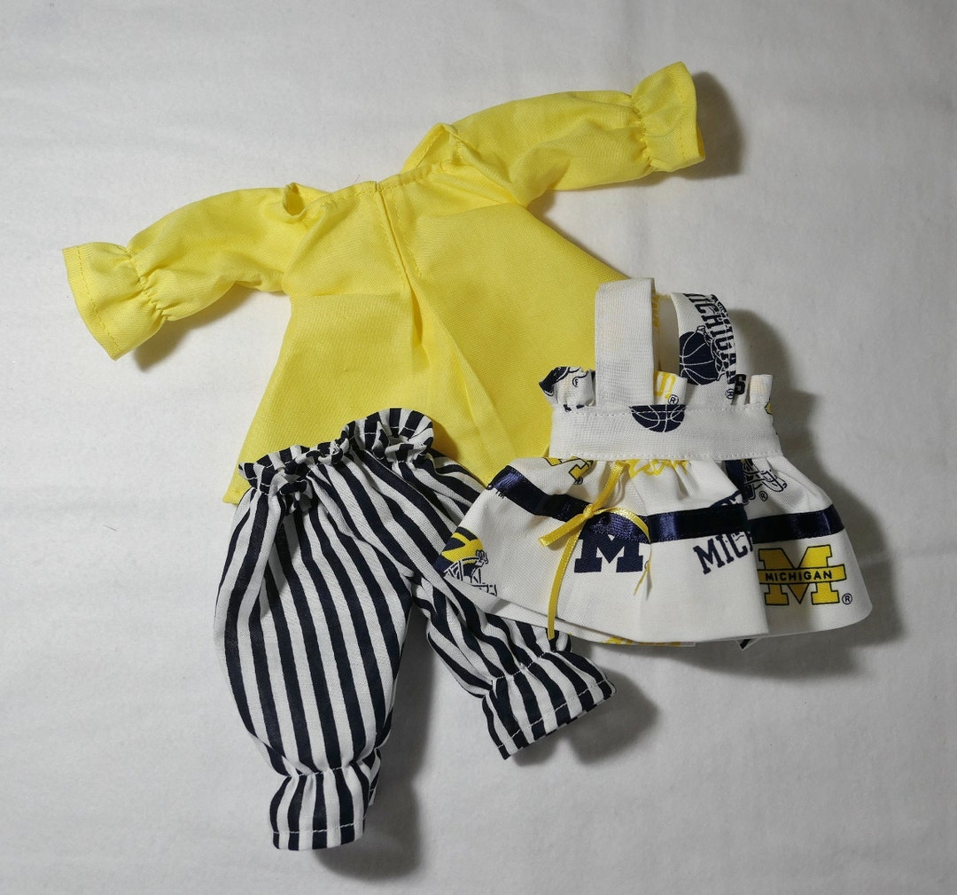 Raggedy Ann Doll Clothes for Rag Doll Outfit University of Michigan ...