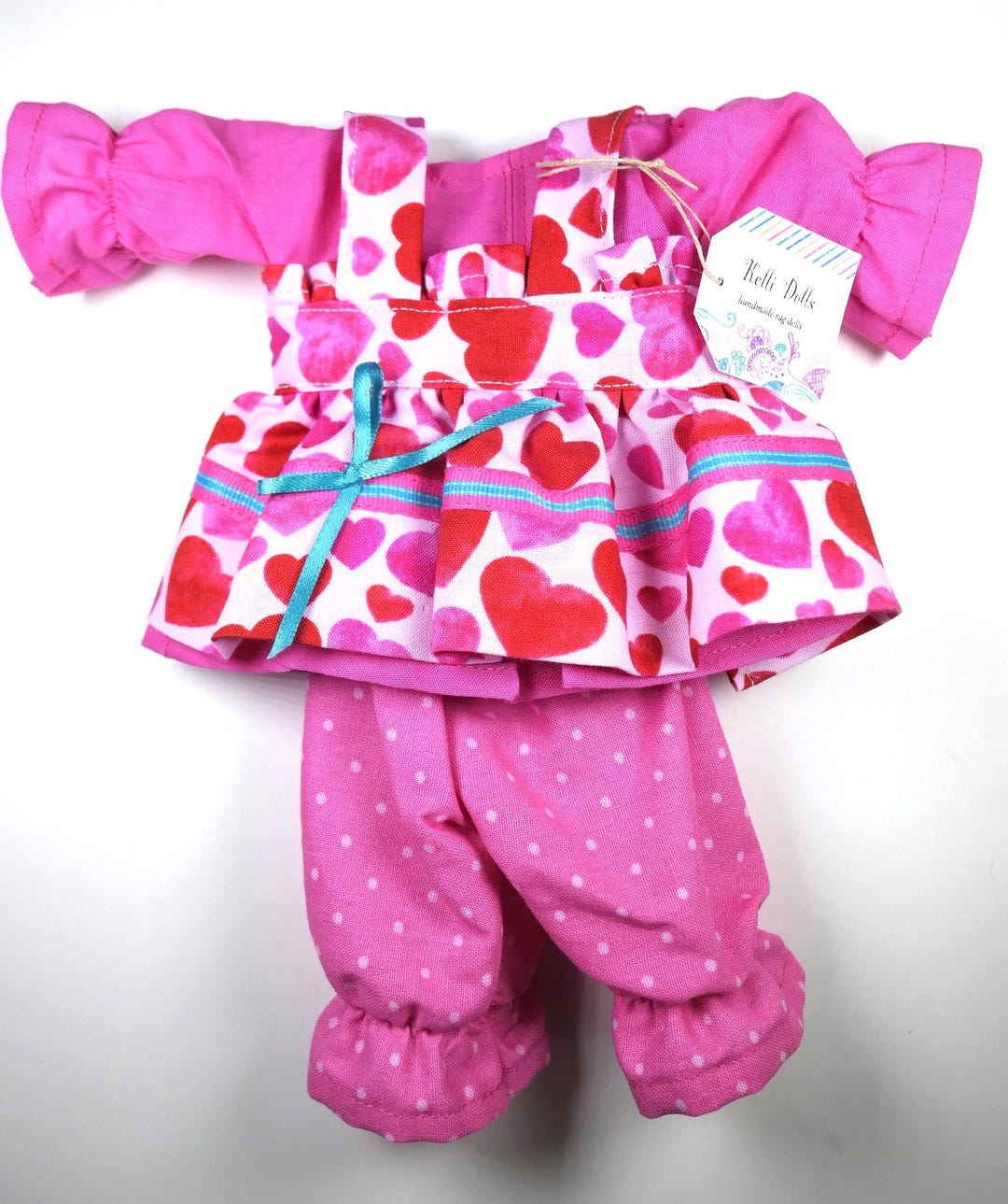 Raggedy Ann Doll Fashion Clothes for Rag Doll Outfits for 10 to 12-inch ...