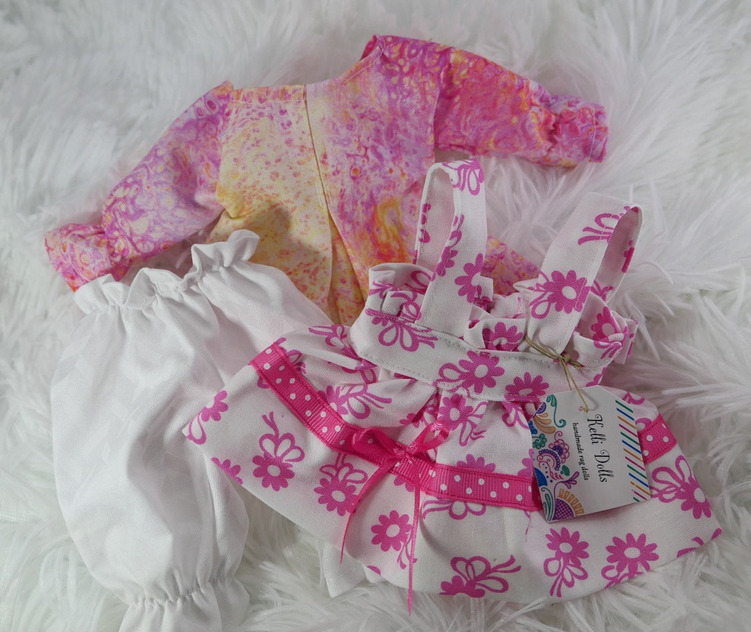 Raggedy Ann Doll Clothes for Rag Dolls Pink Doll Clothes for Rag Doll ...