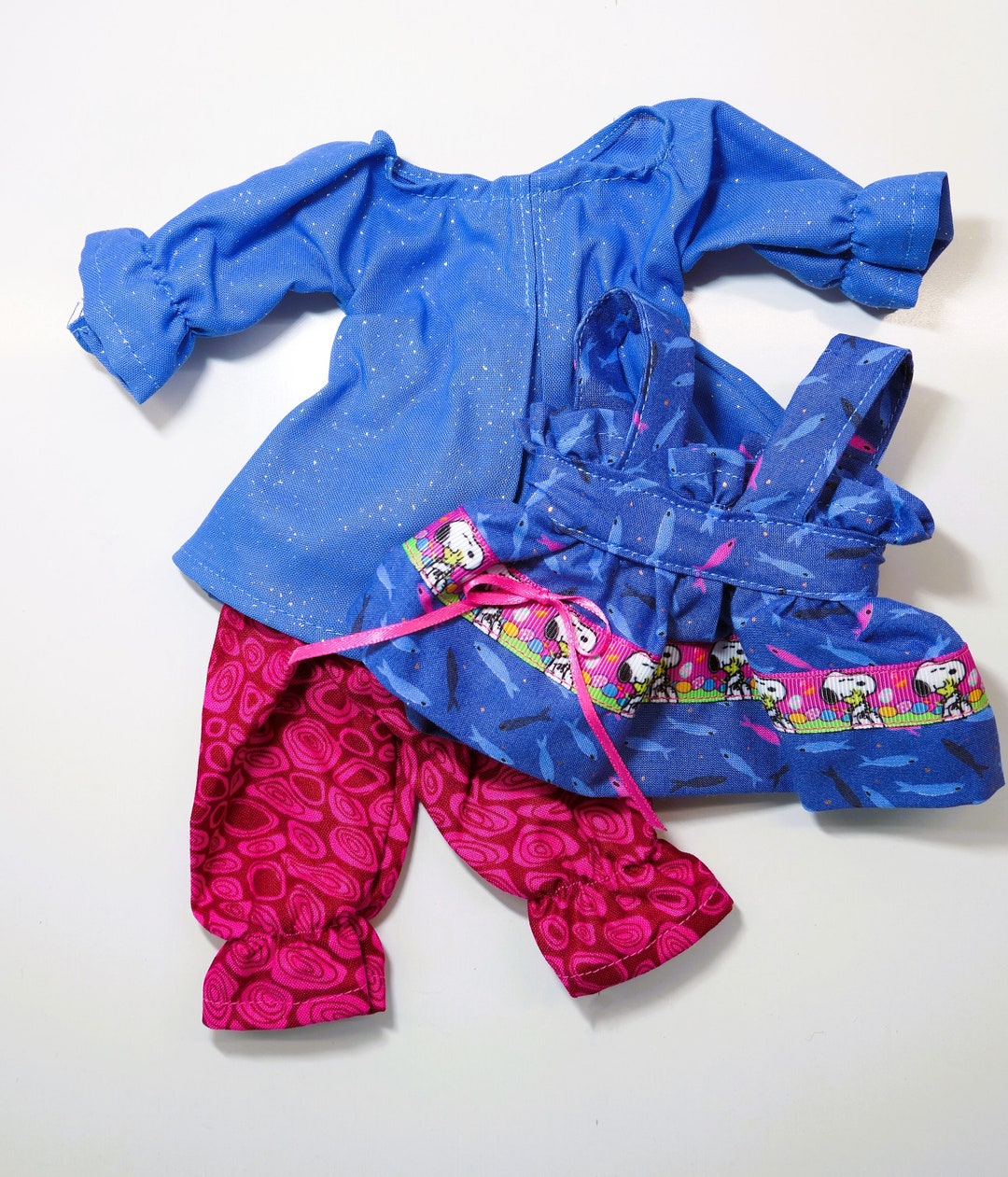 Raggedy Ann Doll Clothes Handmade Rag Doll Outfit Fits 10 to 12 Inch ...