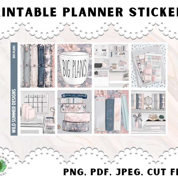 Grand Plans Stickers - Etsy