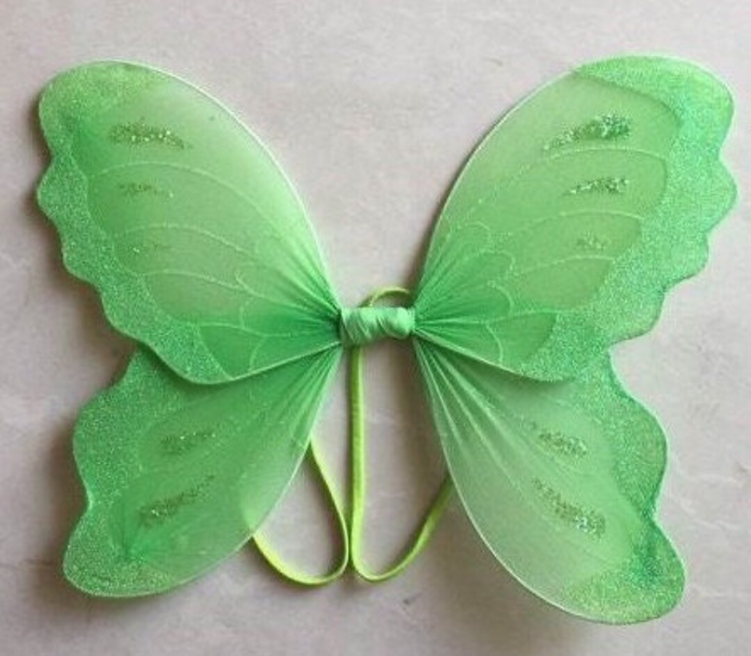 Large Green Fairy Wings Tinkerbell Pixie Halloween Costume Outfits ...