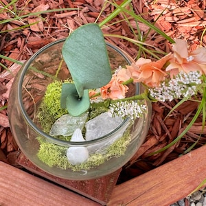 Glass Bowl Floral Display - Etsy