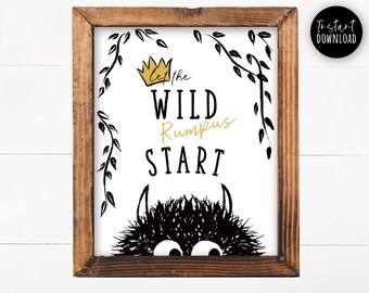 Let the Wild Rumpus - Etsy
