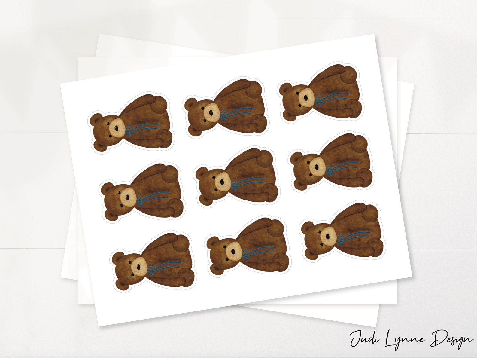 Teddy Bear Theme Cupcake Toppers Bear Birthday Party Decor - Etsy