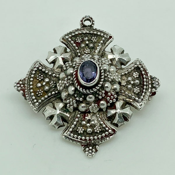 Alexandrite Brooch - Etsy