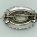 Antique Victorian 1885 Sterling Silver Embossed Gothic Aesthetic Brooch ...