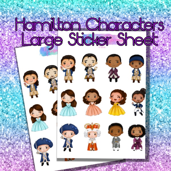 Hamilton Characters - Etsy