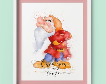 Grumpy Dwarf Art - Etsy UK