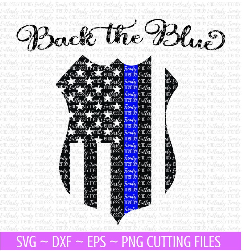 Tbl Police Shield Flag SVG DXF EPS Png Cutting Files - Etsy