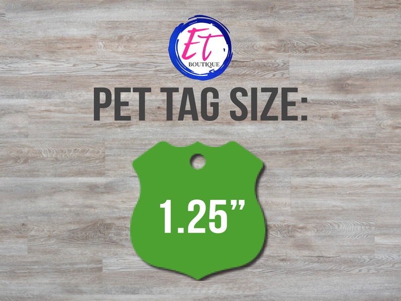 Police Pet Tag | 2-sided Thin Blue Line Badge | Custom Dog ID | LEO K9 ...