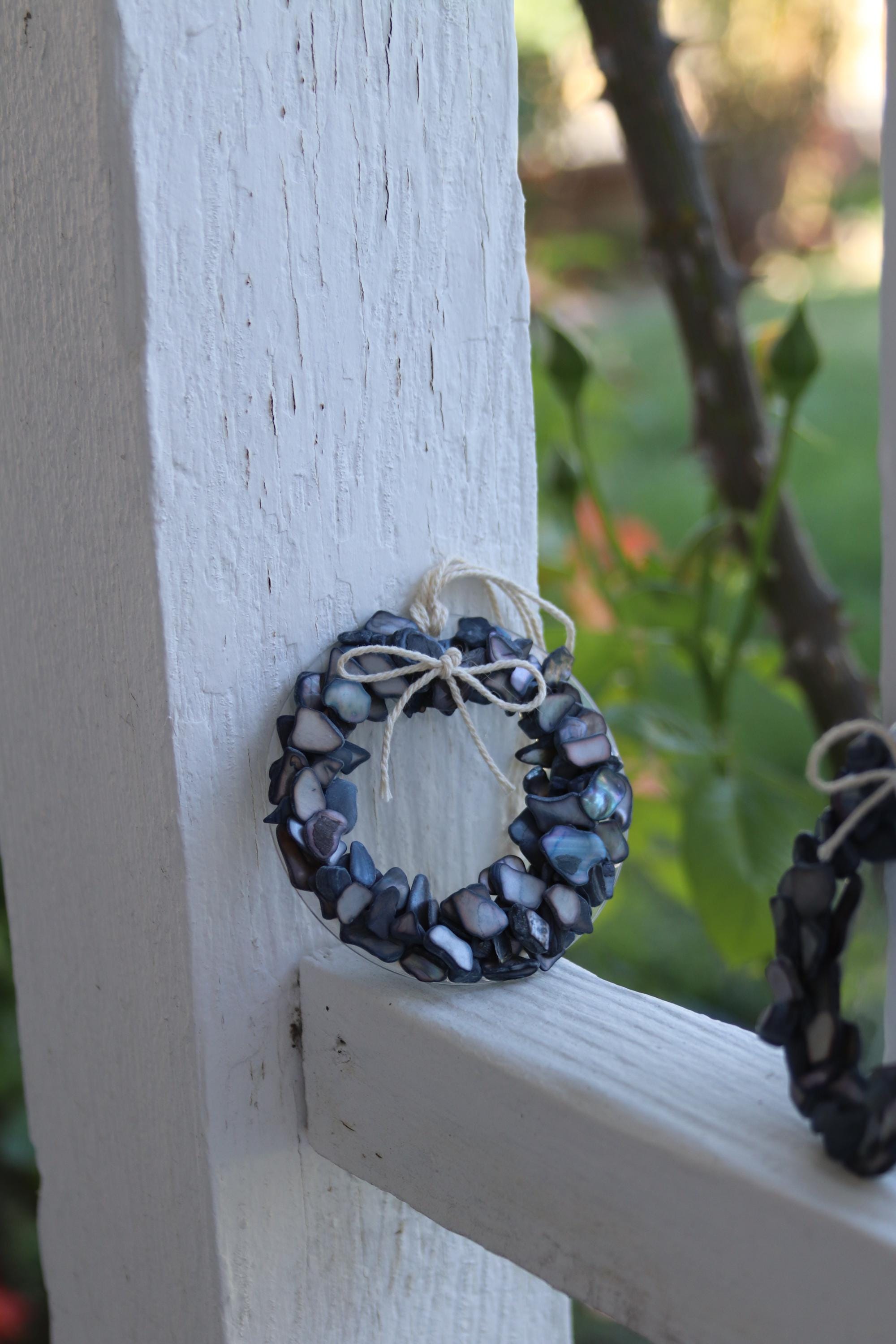 Abalone Shell Wreath Ornament - Etsy