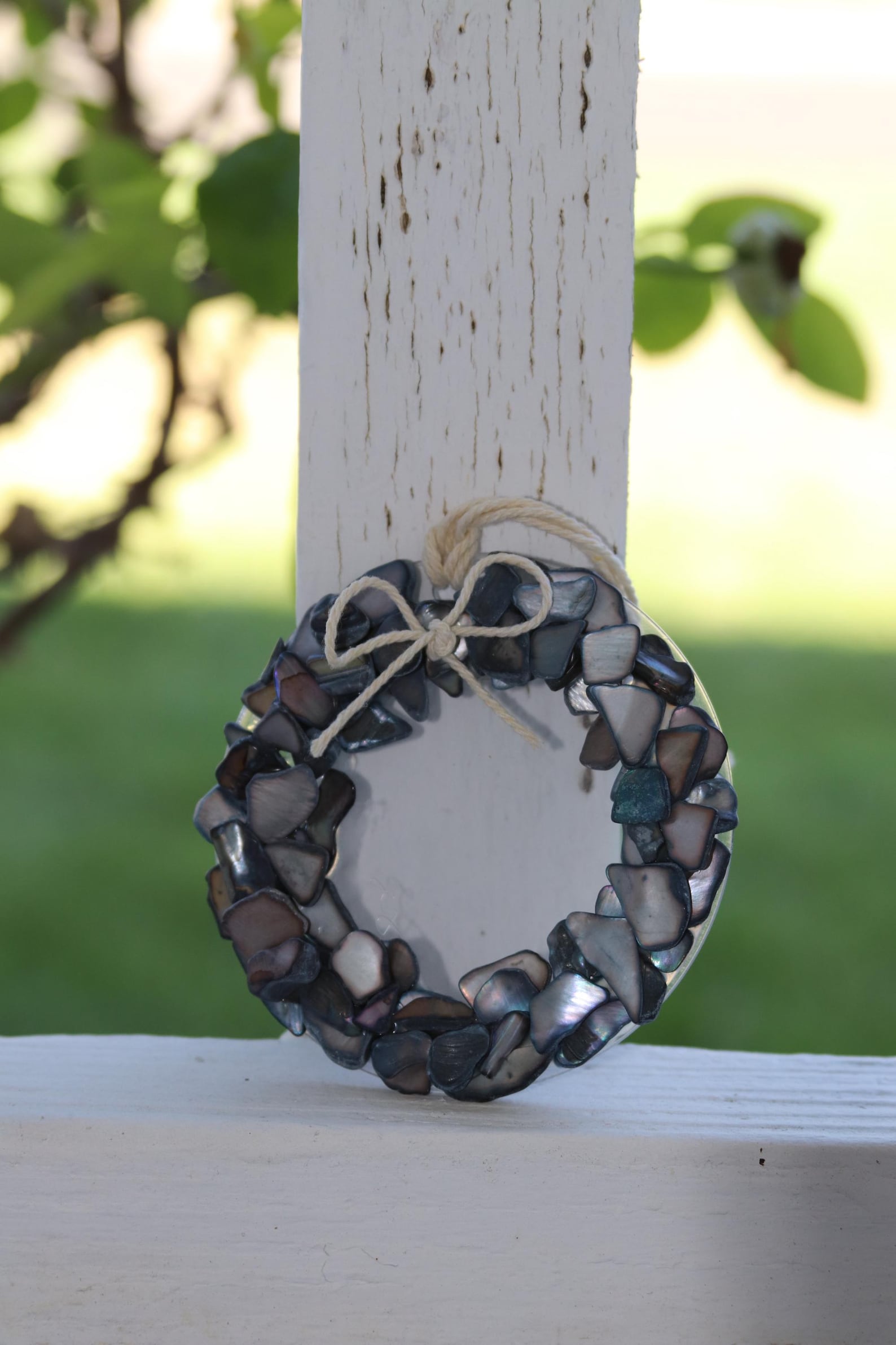 Abalone Shell Wreath Ornament - Etsy