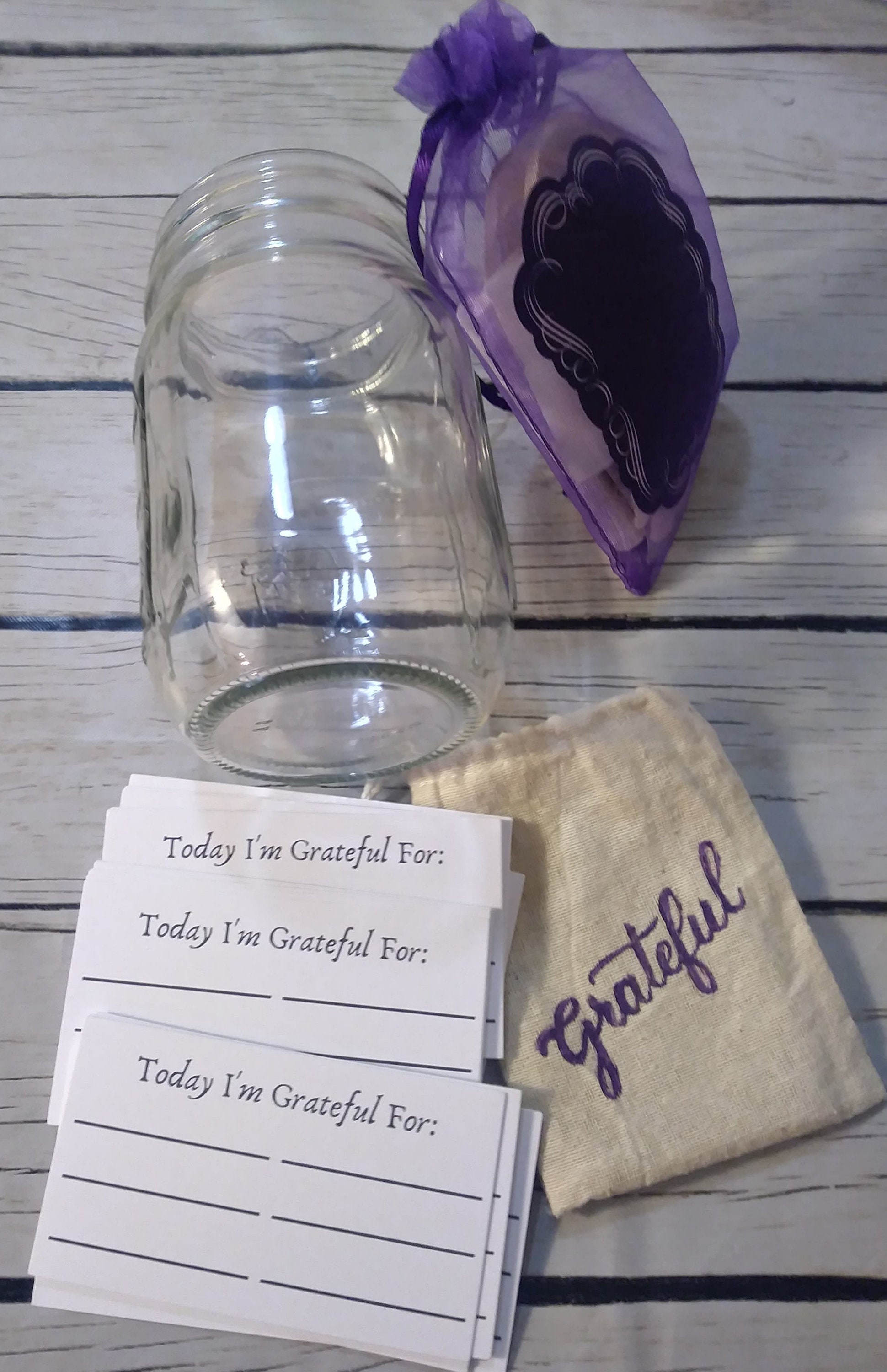 Gratitude Jar Craft Kit - Etsy