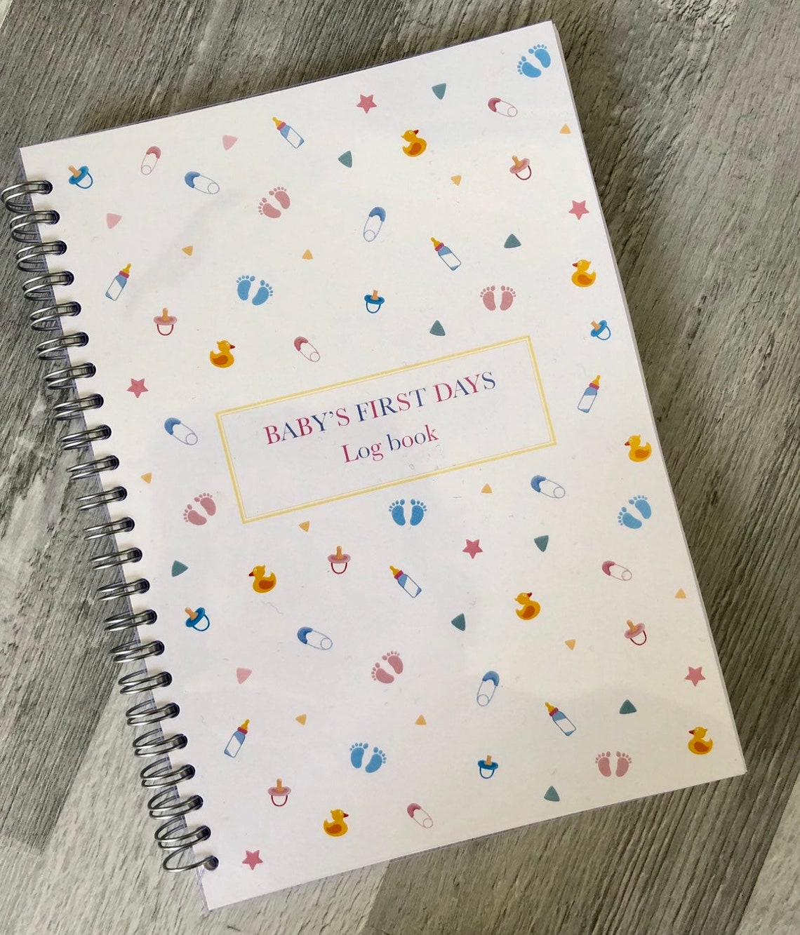 New Baby Log Book Track Sleep, Feeds, Nappy Changes, and Activities - Etsy