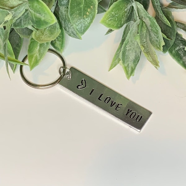 I Love You Hand Keychain - Etsy