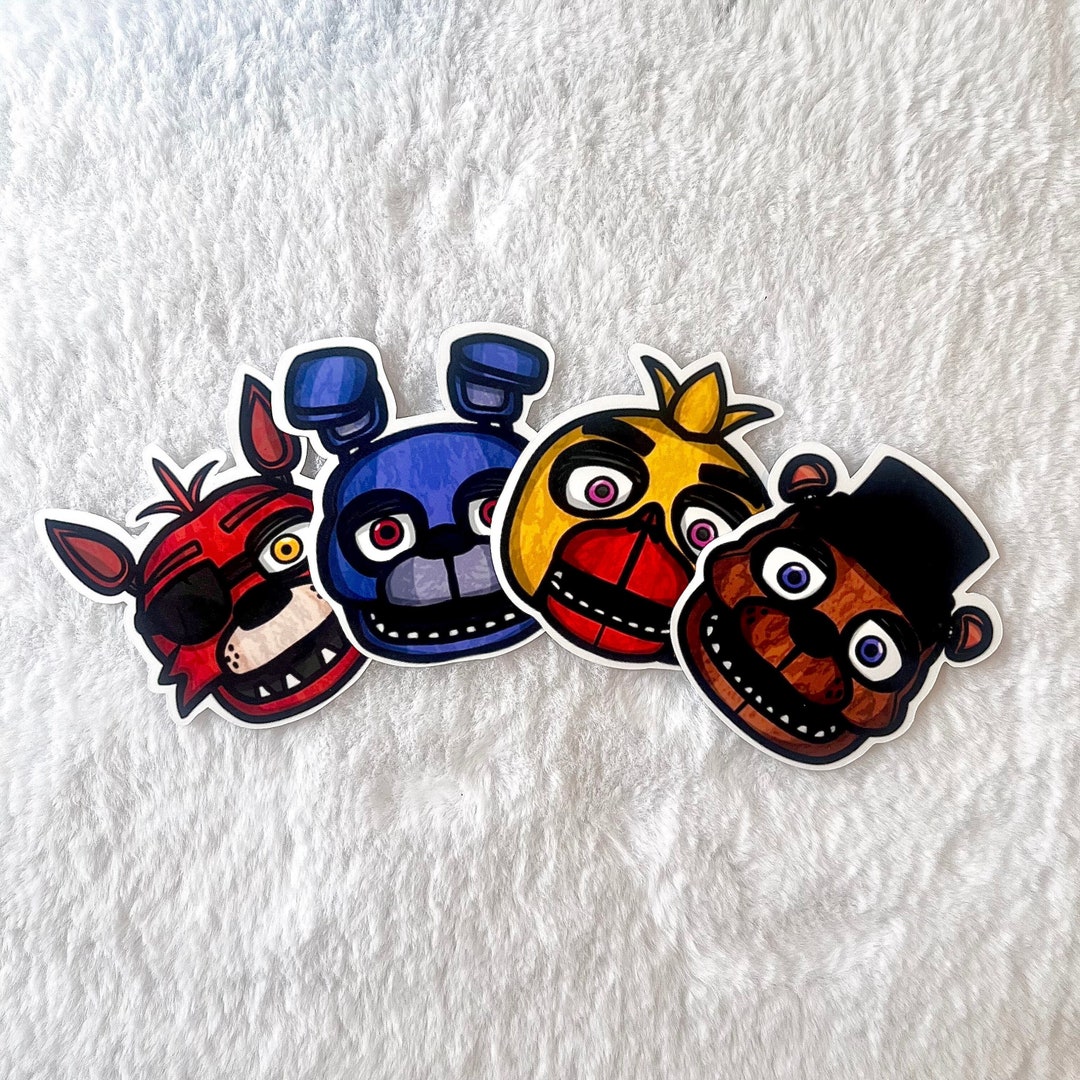 FNAF Sticker Pack, Five Nights at Freddys Stickers, Freddy Fazbear ...