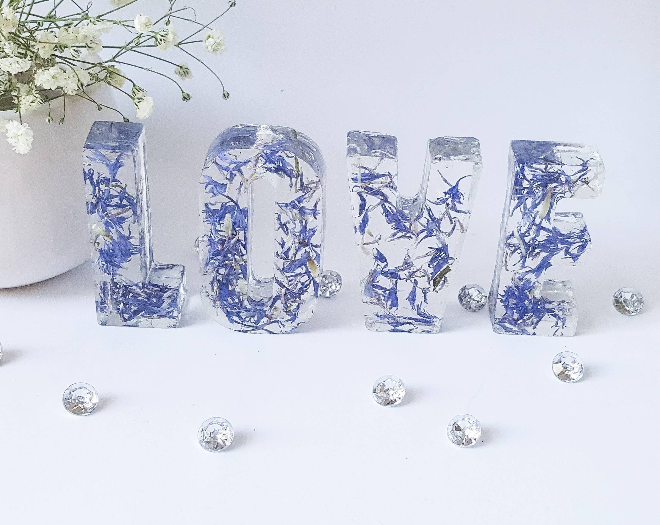 Flower Wedding Letters Wedding Table Decor Top Table - Etsy