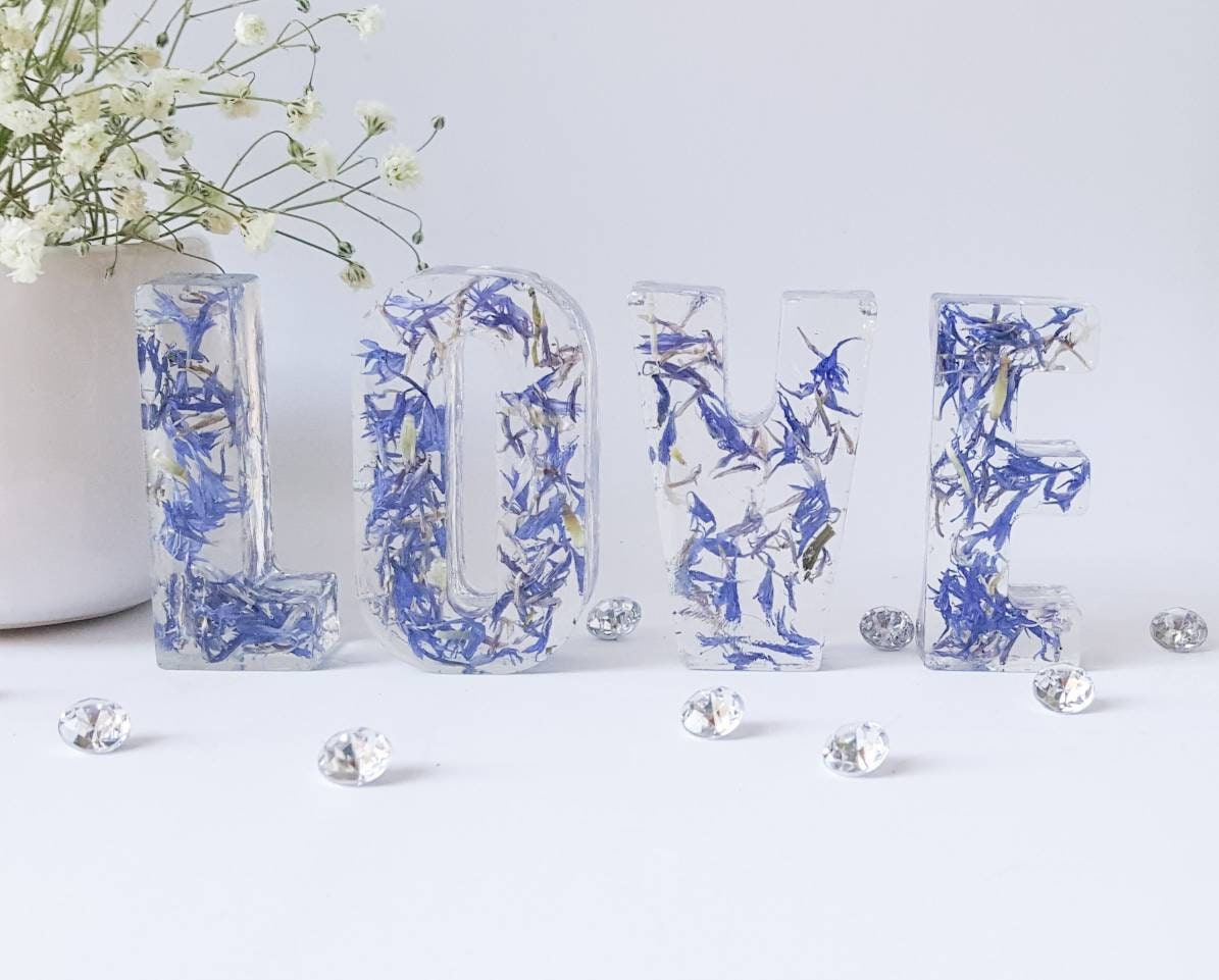 Flower Wedding Letters Wedding Table Decor Top Table - Etsy