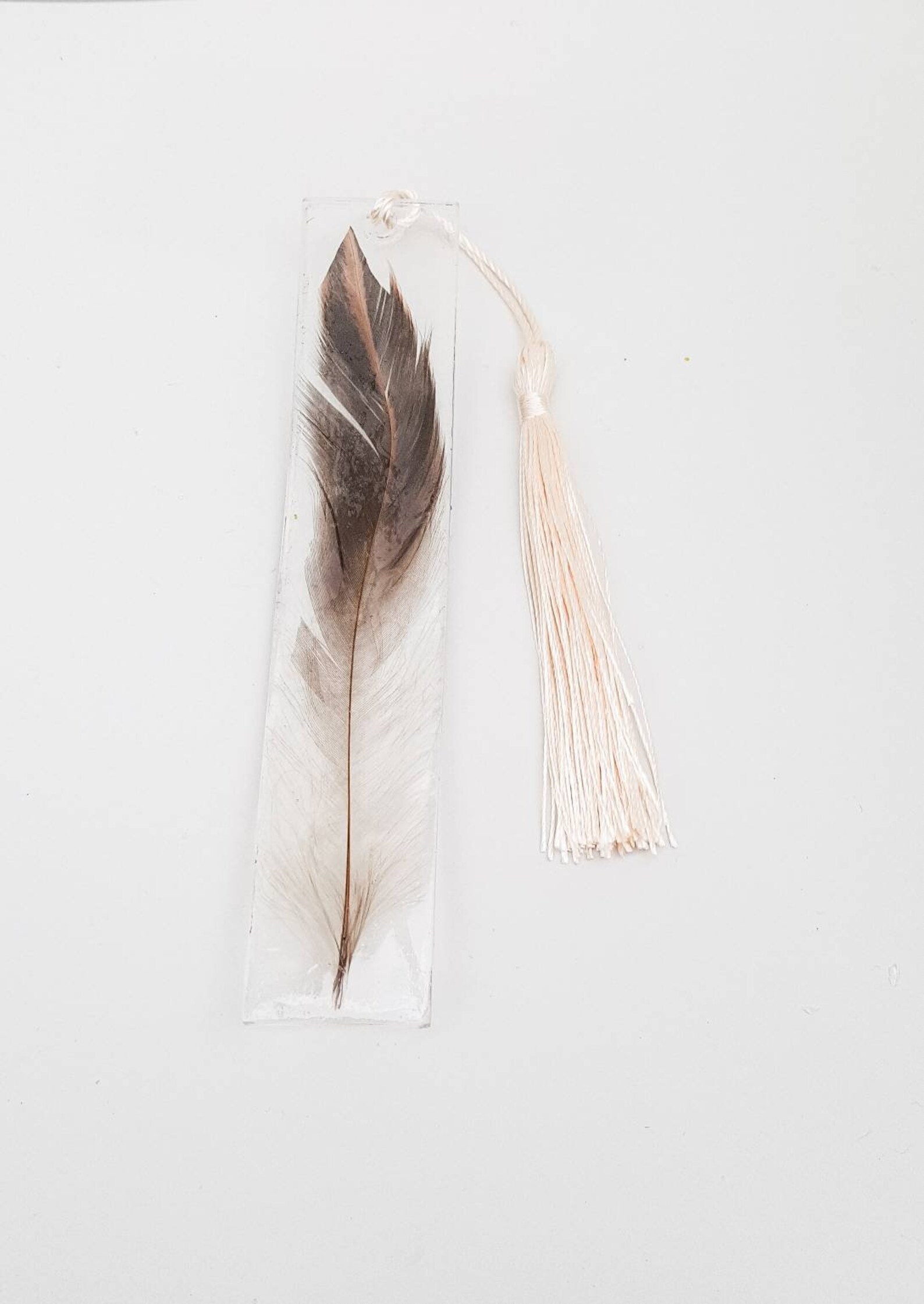 Feather Bookmark Tassel Bookmark Bookmark Gift Resin - Etsy