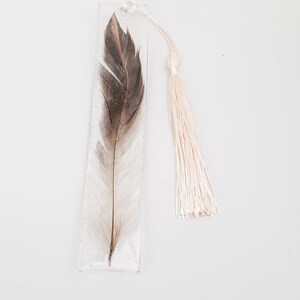 Feather Bookmark, Tassel Bookmark, Bookmark Gift, Resin Bookmark, Book ...
