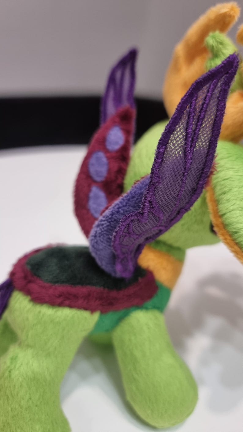 King Thorax Mini Plushie, My Little Pony Inspired, Collectible Figure ...