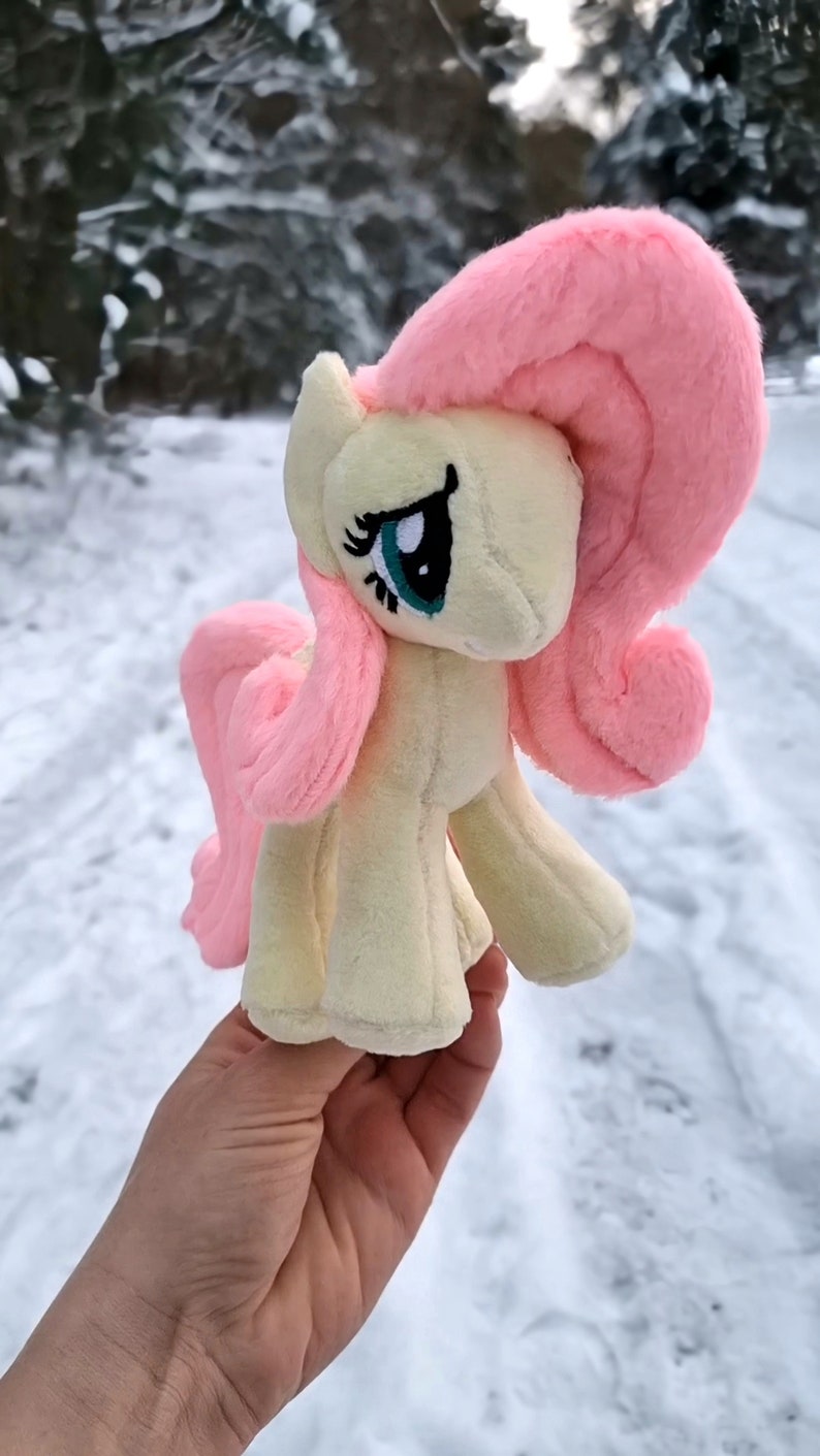 Handmade Fluttershy Mini Plushie: My Little Pony Plush Collectible ...