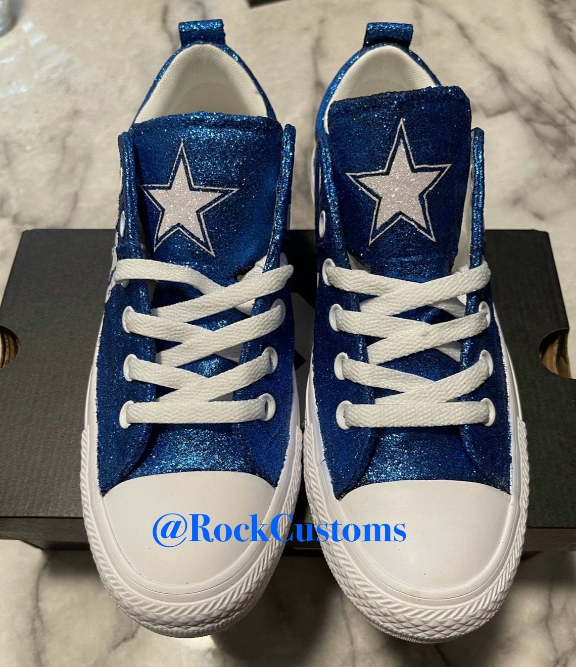 Custom Womens Dallas Cowboys Converse - Etsy
