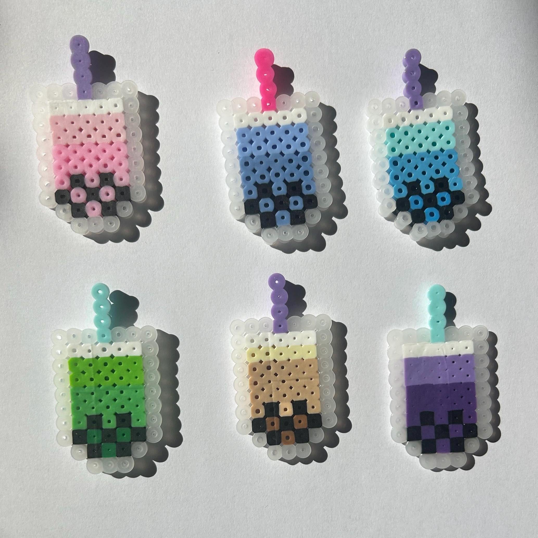 Boba Tea Perler Bead Set - Etsy