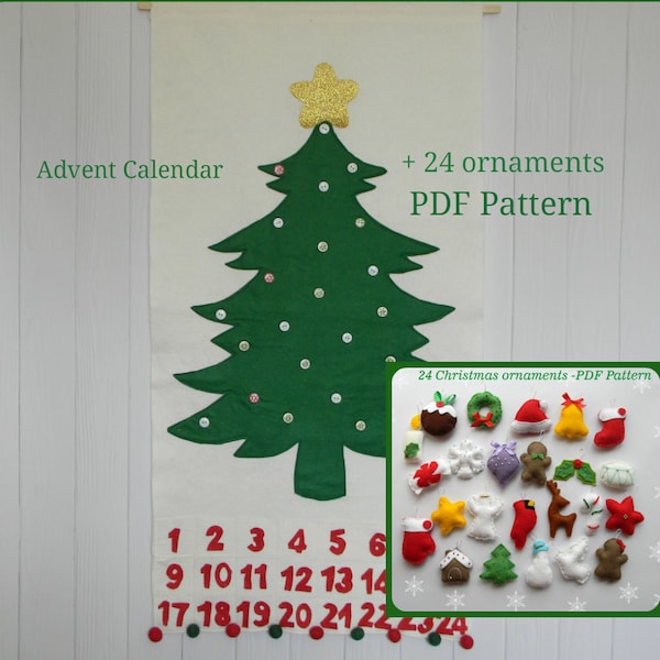 Felt Advent Calendar - Etsy