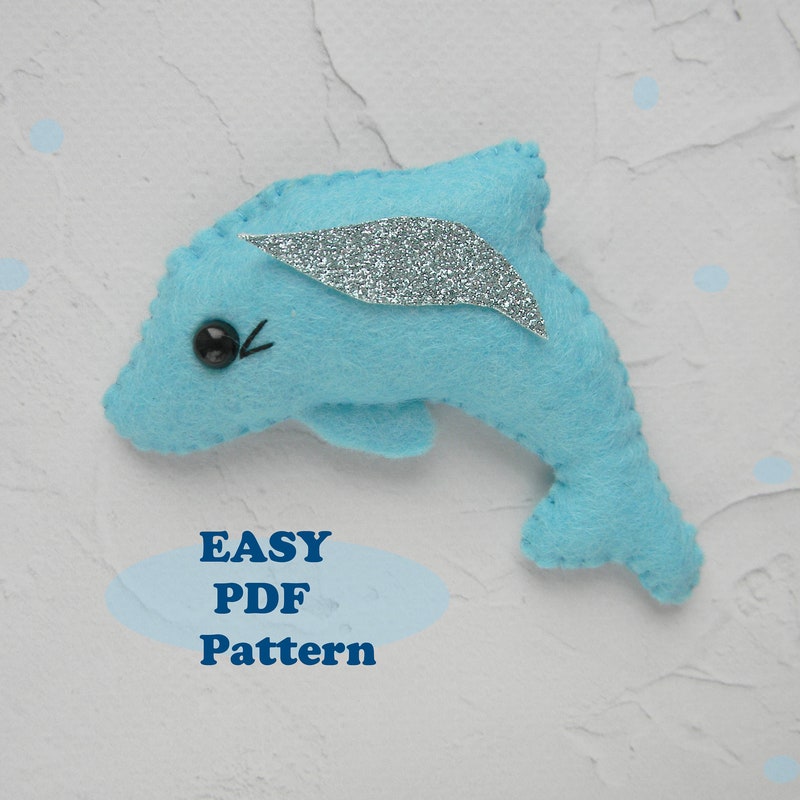Felt Dolphin - Etsy