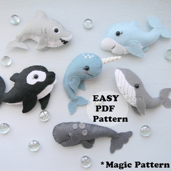 Ocean Felt Pattern - Etsy