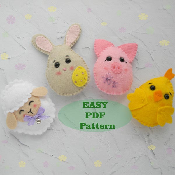 Felt Easter Pattern - Etsy