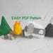 Camping Baby Mobile Pattern PDF Happy Camper Pattern Felt Snowy ...