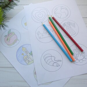 Printable Jesse Tree Ornaments Children's Jesse Tree Ornament Coloring ...