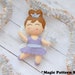 Sugar Plum Fairy Pdf Pattern Fairy Christmas Ornament Fairy Felt Softie ...
