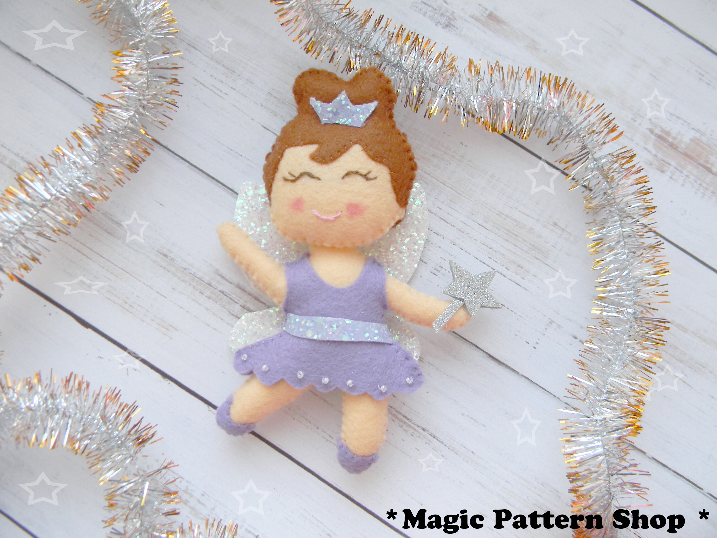 Sugar Plum Fairy Pdf Pattern Fairy Christmas Ornament Fairy - Etsy
