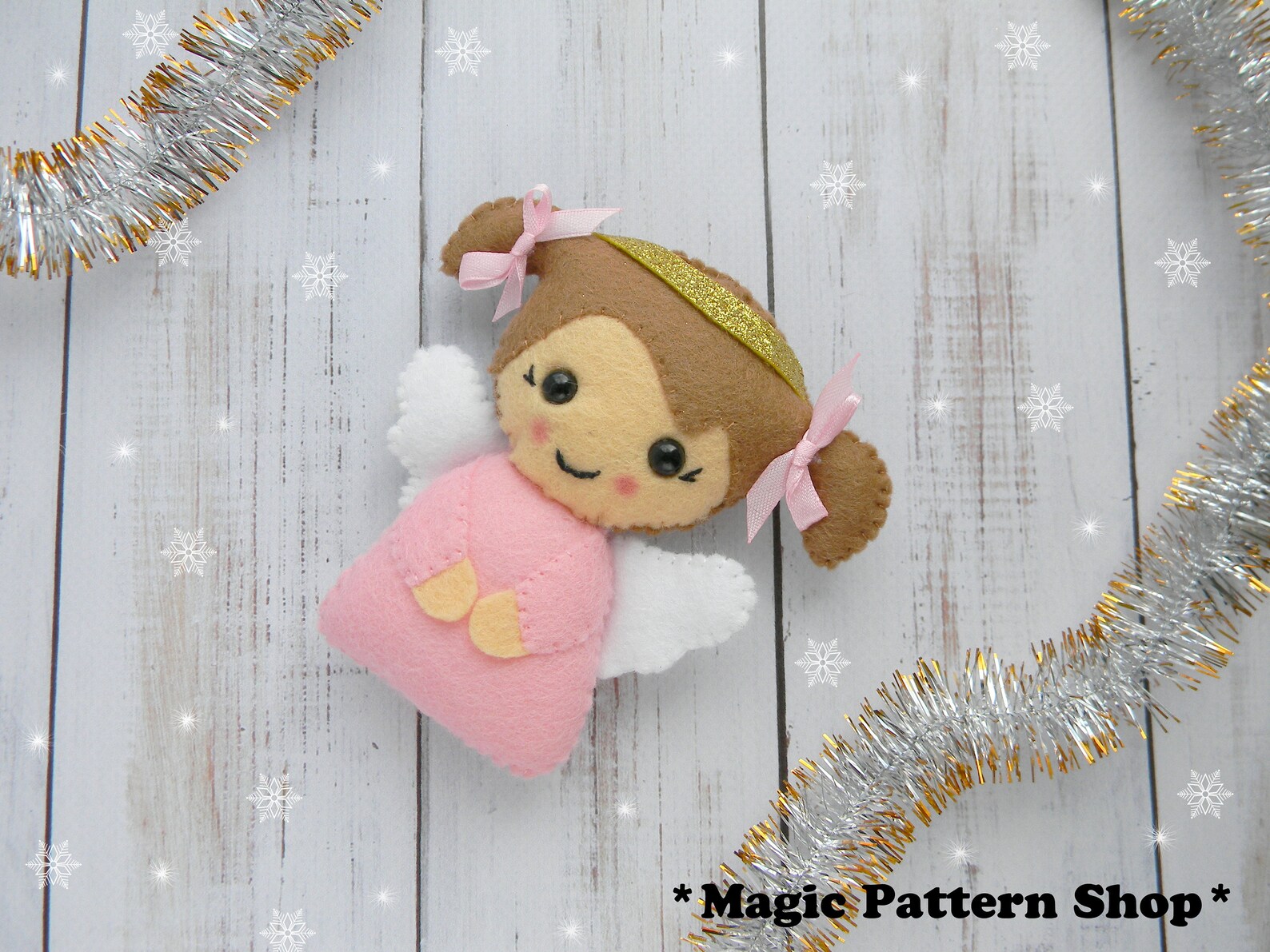 Angel Doll PDF Pattern Christmas Angel Ornament Angel Sewing | Etsy