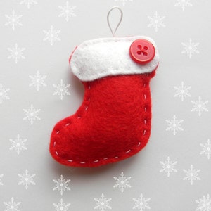 PDF Pattern, Easy Christmas Ornaments Pattern, Stocking Mitten Santa's ...