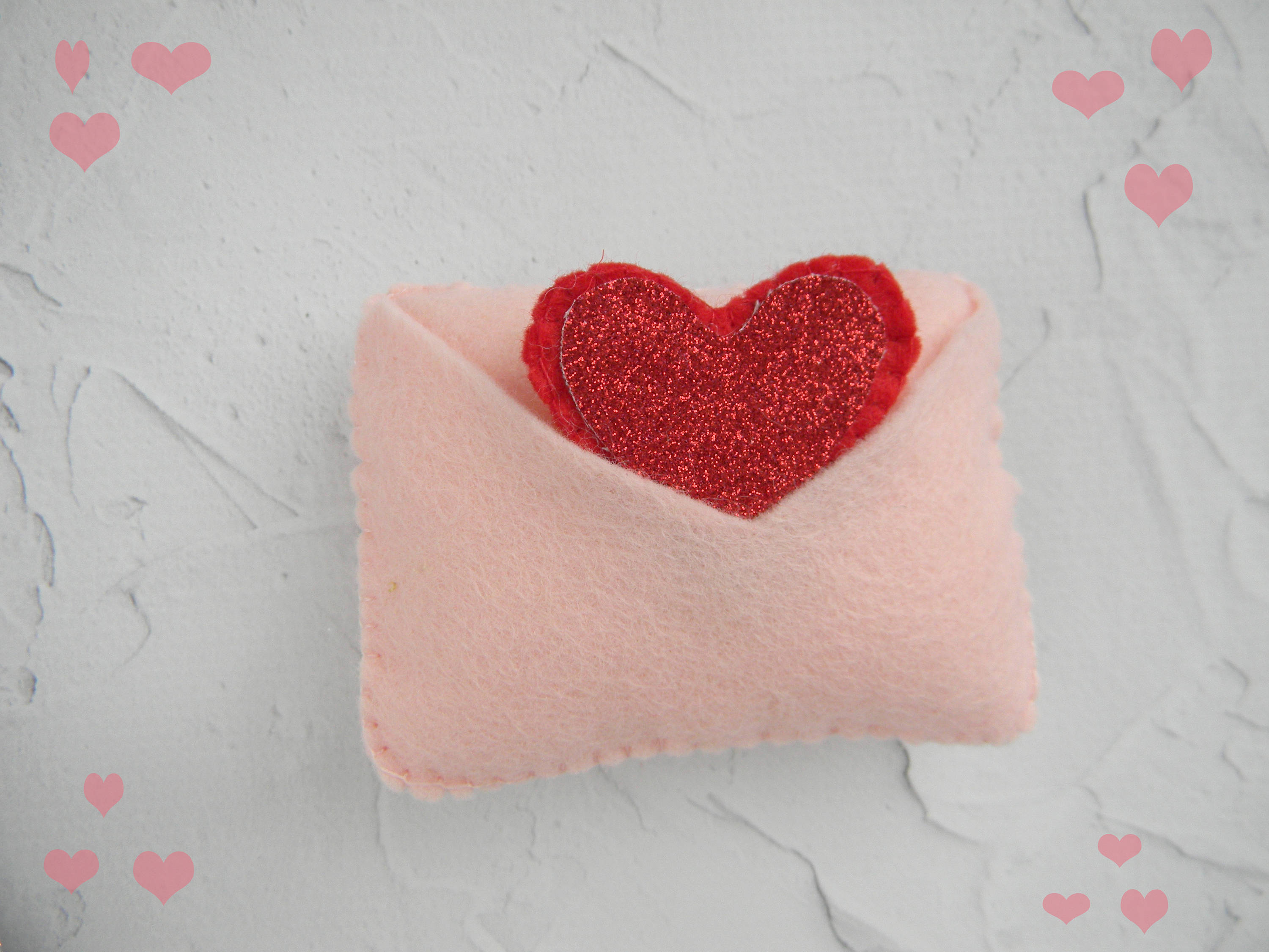 Love Letter Pattern Valentines Day Pattern Felt Pattern PD - Etsy