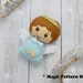 Angel Doll PDF Pattern Christmas Angel Ornament Angel Sewing Tutorial ...
