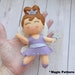 Sugar Plum Fairy Pdf Pattern Fairy Christmas Ornament Fairy Felt Softie ...