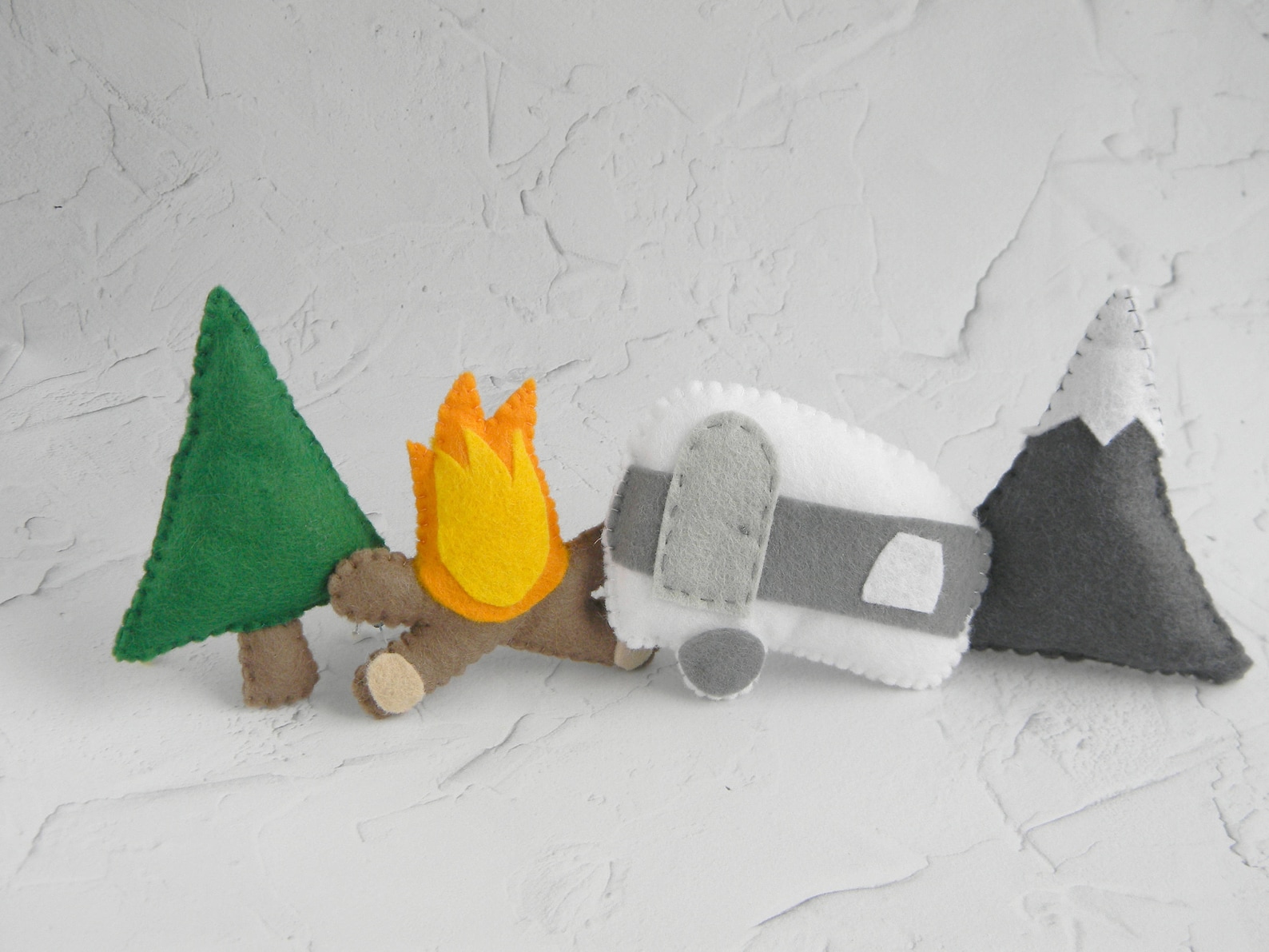 Camping Baby Mobile Pattern PDF Happy Camper Pattern Felt - Etsy UK