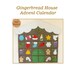 Gingerbread House Advent Calendar Patternchristmas Advent - Etsy