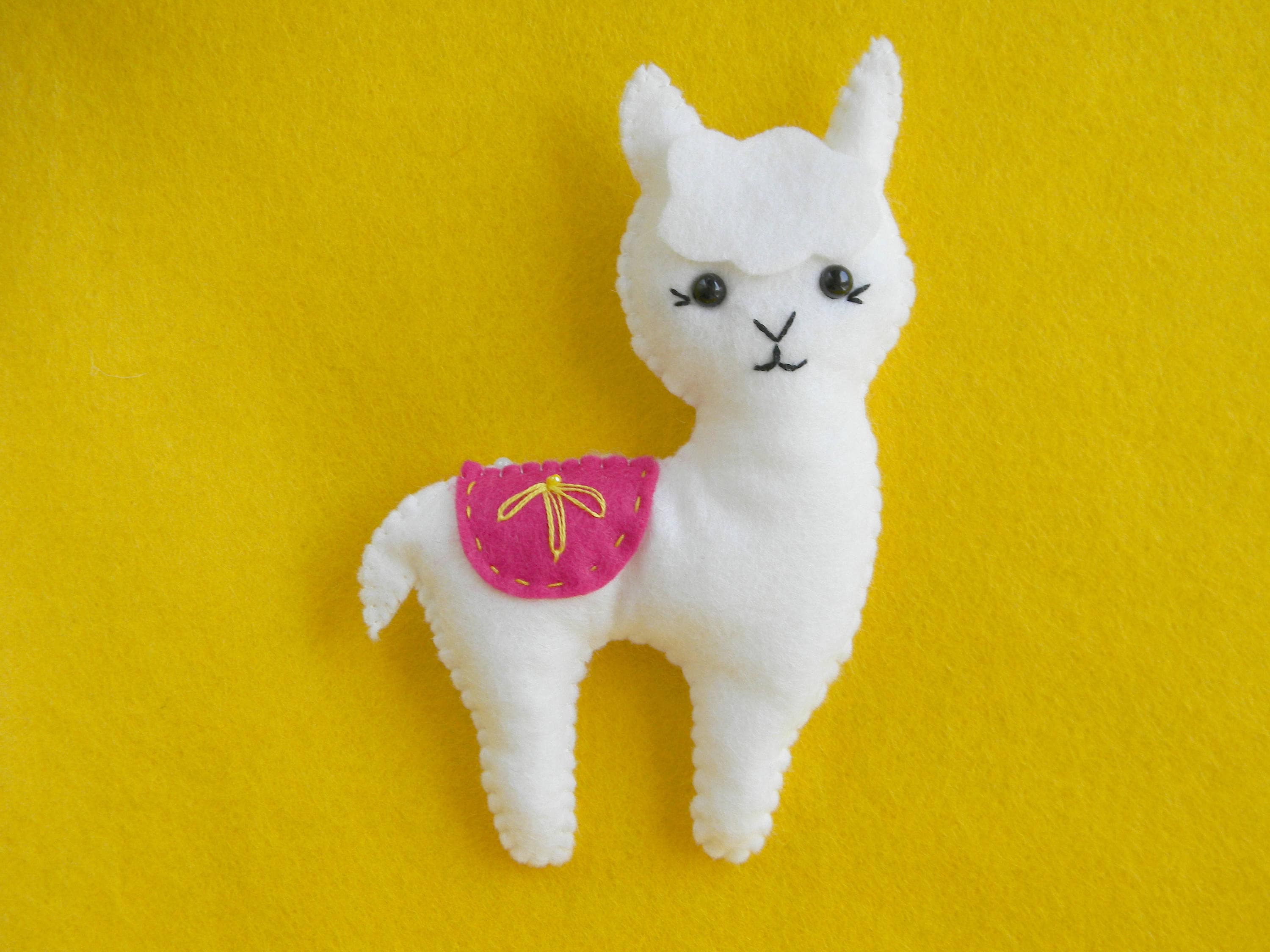 Llama Felt Ornament PDF Pattern Felt Llama Sewing Pattern - Etsy